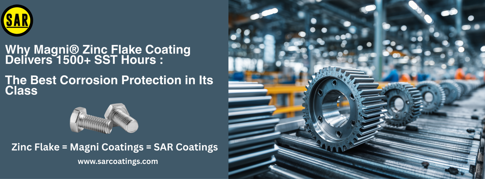 Get a Lasting Shine with Zinc Plating Service - SAR Coatings LLP